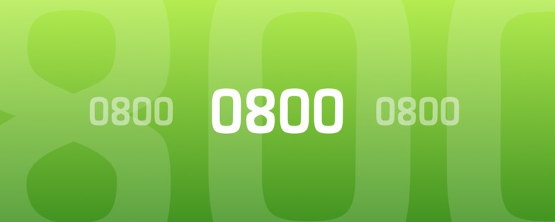 How do I get an 0800 number? - Dial 9